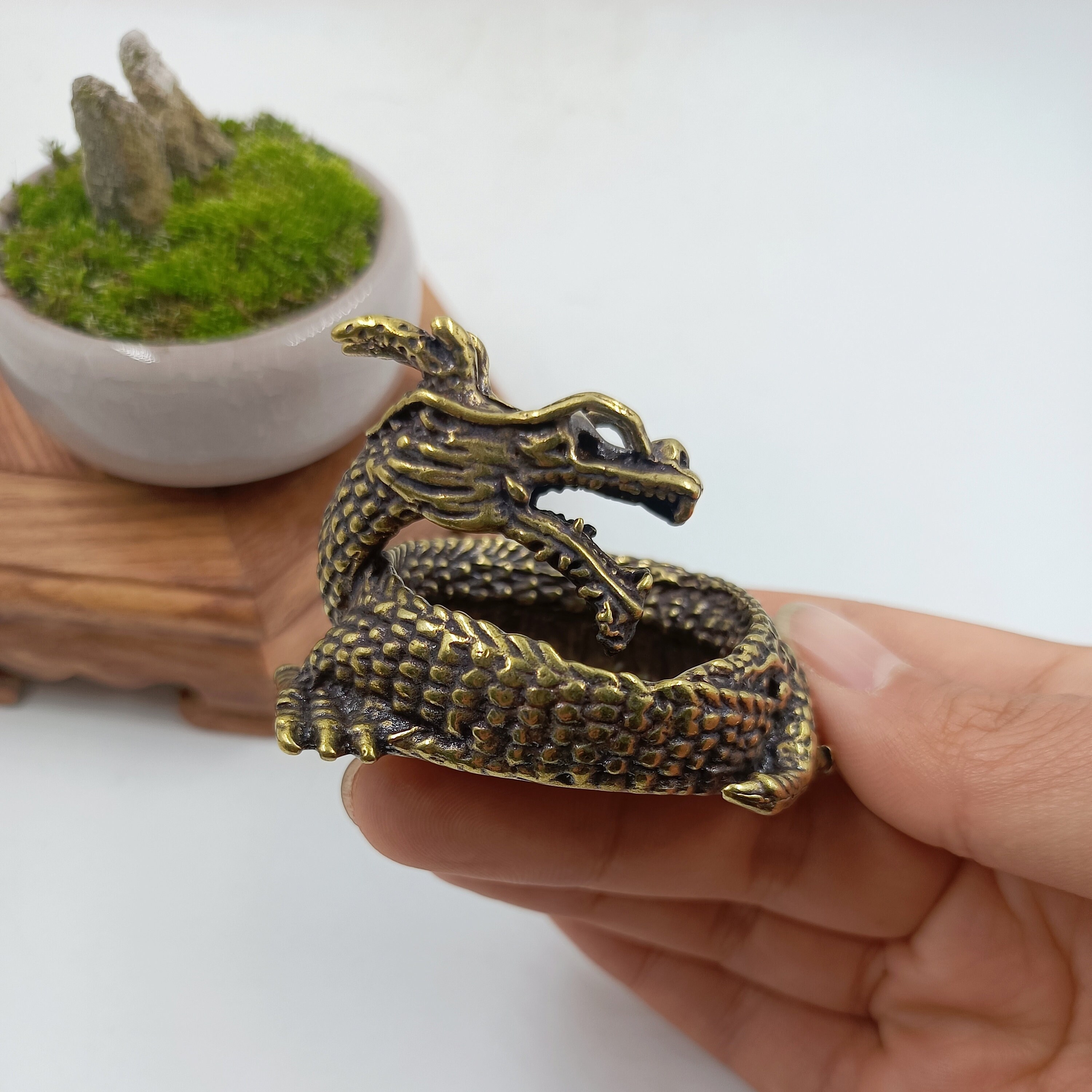 Mini Dragon Statue Hovering Dragon Statue Ornament Incense - Etsy Canada