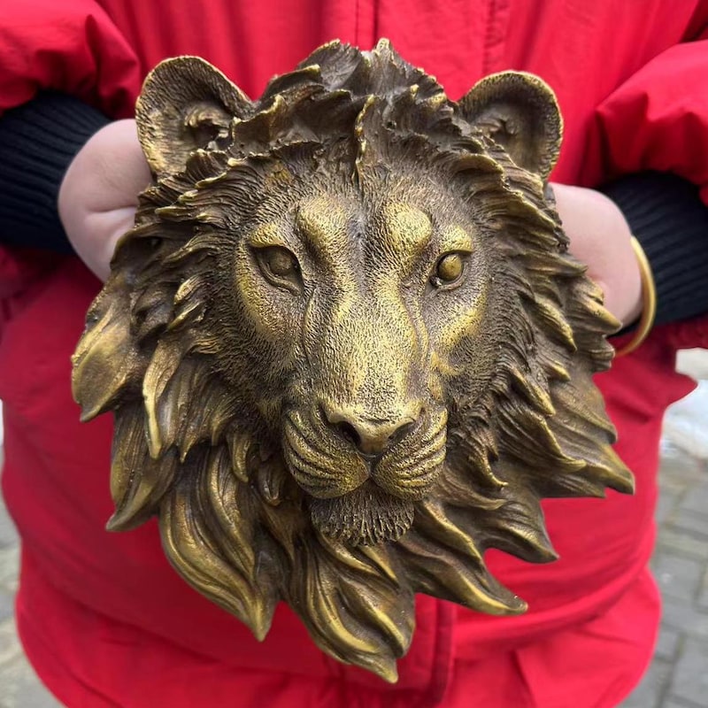 Lion Head Wall Decor - Etsy