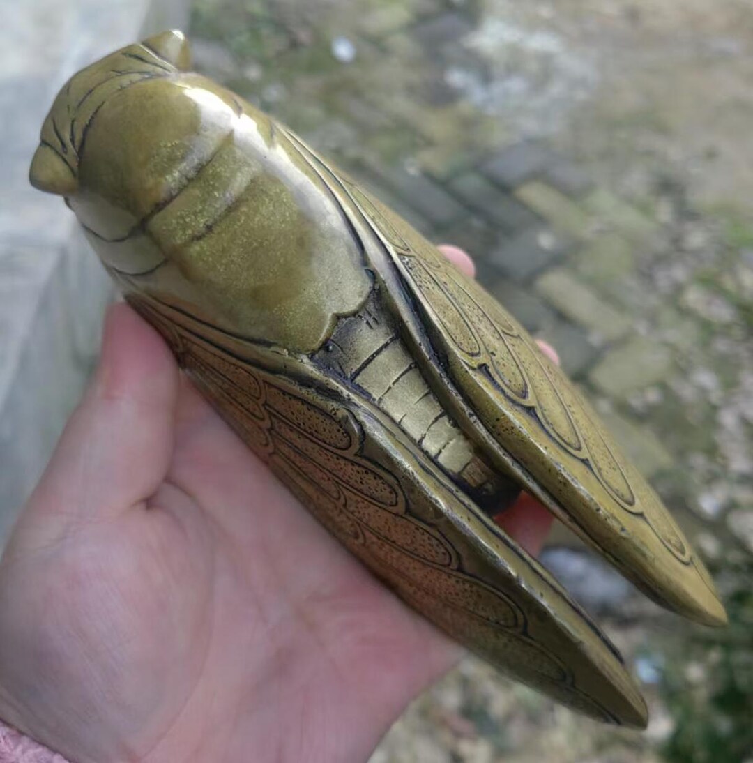 Huge Cicada Figure, Vintage Style Realistic Insects Cicada Bugs Statue ...