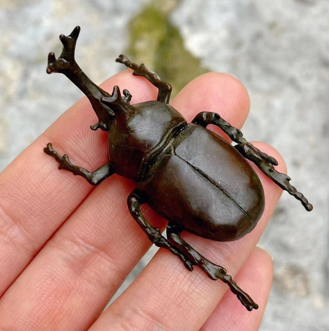 Copper Beetle Statue Animal Statue Pendant,wealth Insect Status ...