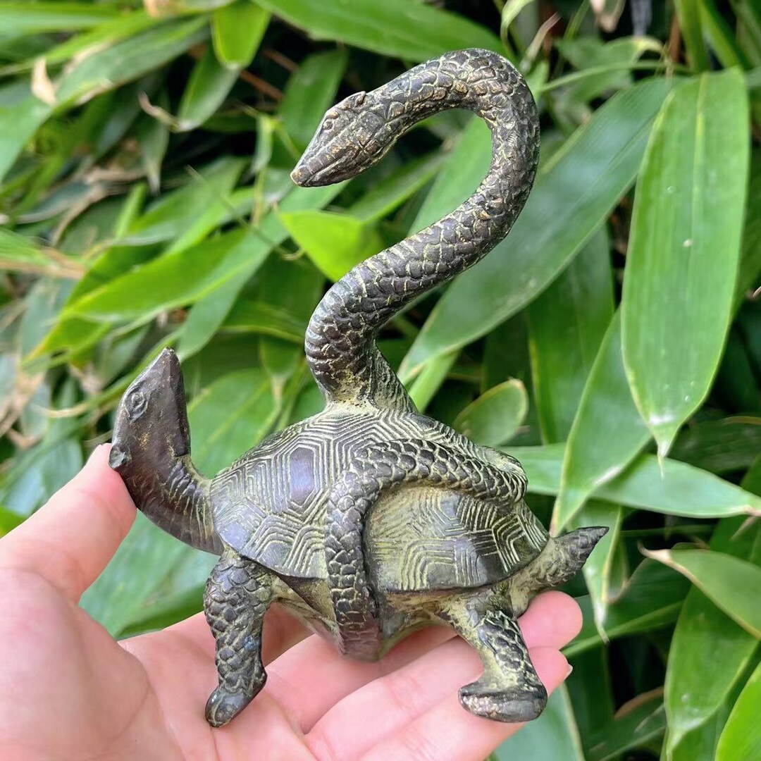 Feng Shui Tortoise Fight With Snake Xuanwu Great Beast God Statue ...
