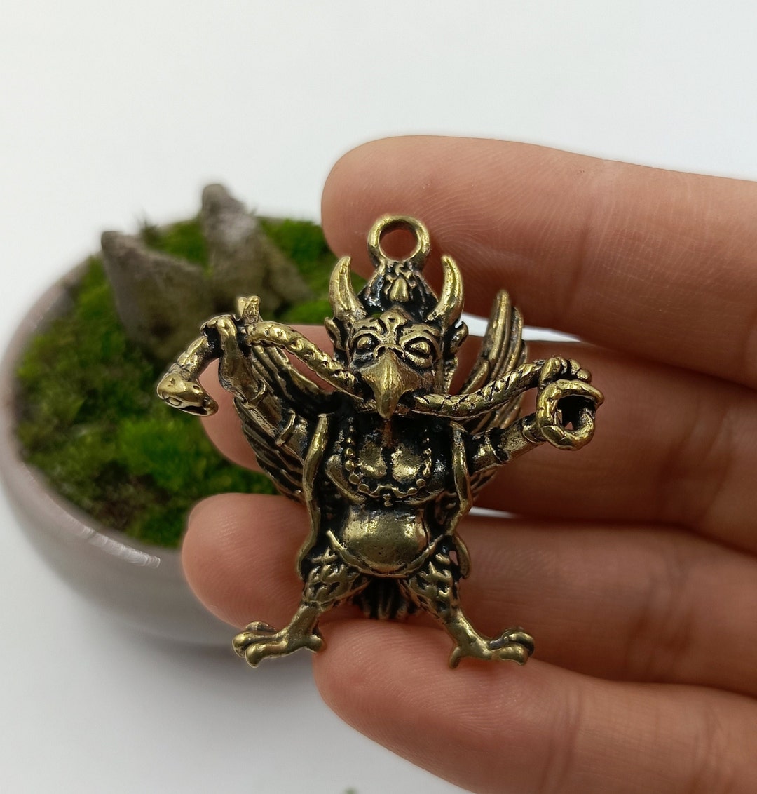 Feng Shui Offering Buddhist Mini Spread Wings Dapeng Bird Pendant ...