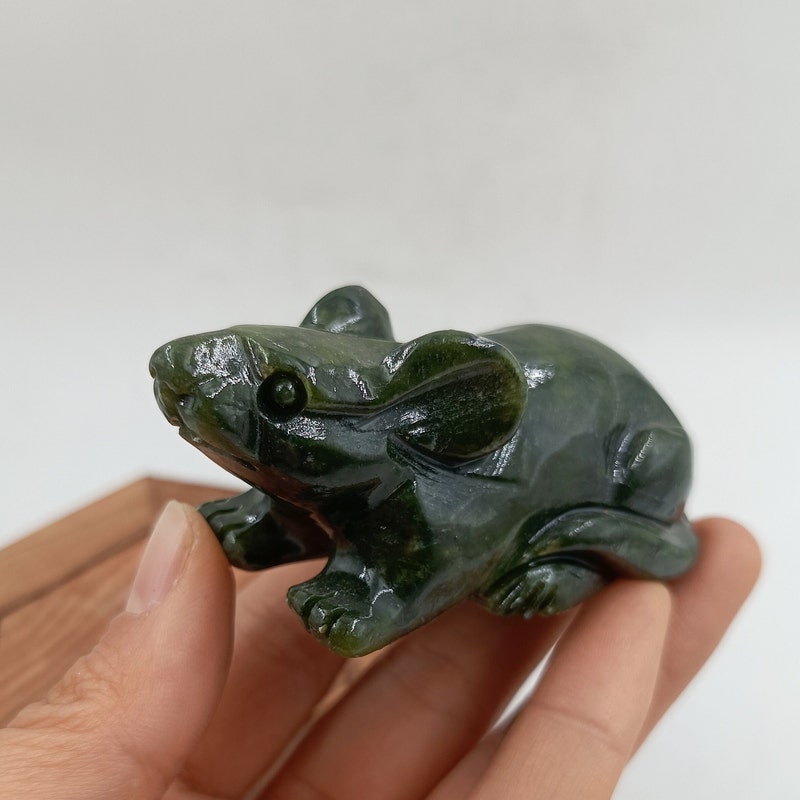 Jade Mouse - Etsy