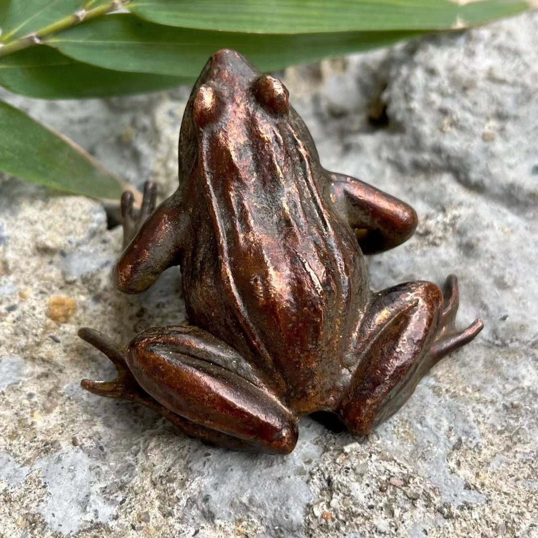 Copper Frog Toad Feng Shui Insect Statue,brass Copper Decorative Insect ...