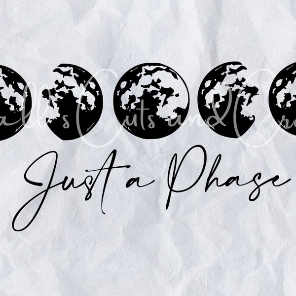 Just a Phase Moon - Etsy