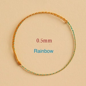 Super Fine Red Line Cord Bracelet 0.5mm 极细红绳 - Etsy