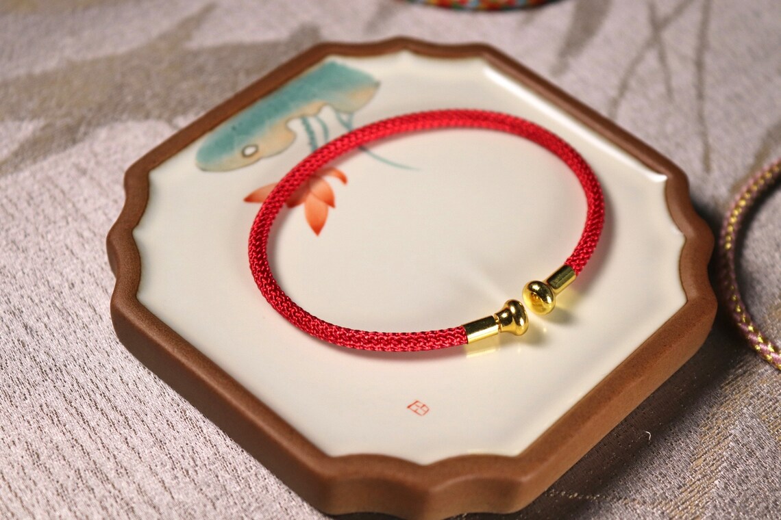 Chinese Cord Braided Bracelet Bangle - Etsy
