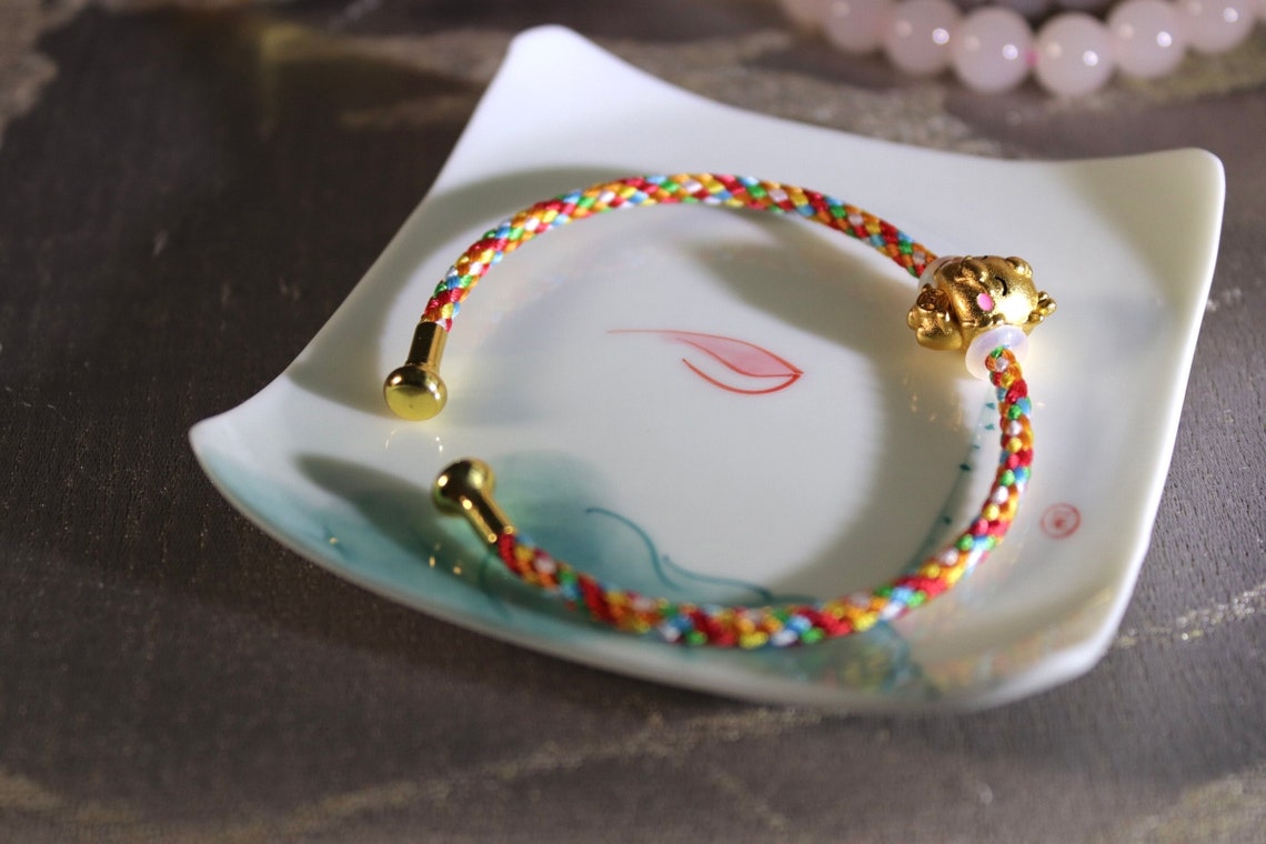 Chinese Cord Braided Bracelet Bangle - Etsy