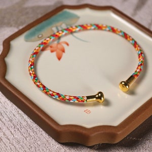 Chinese Cord Braided Bracelet Bangle - Etsy