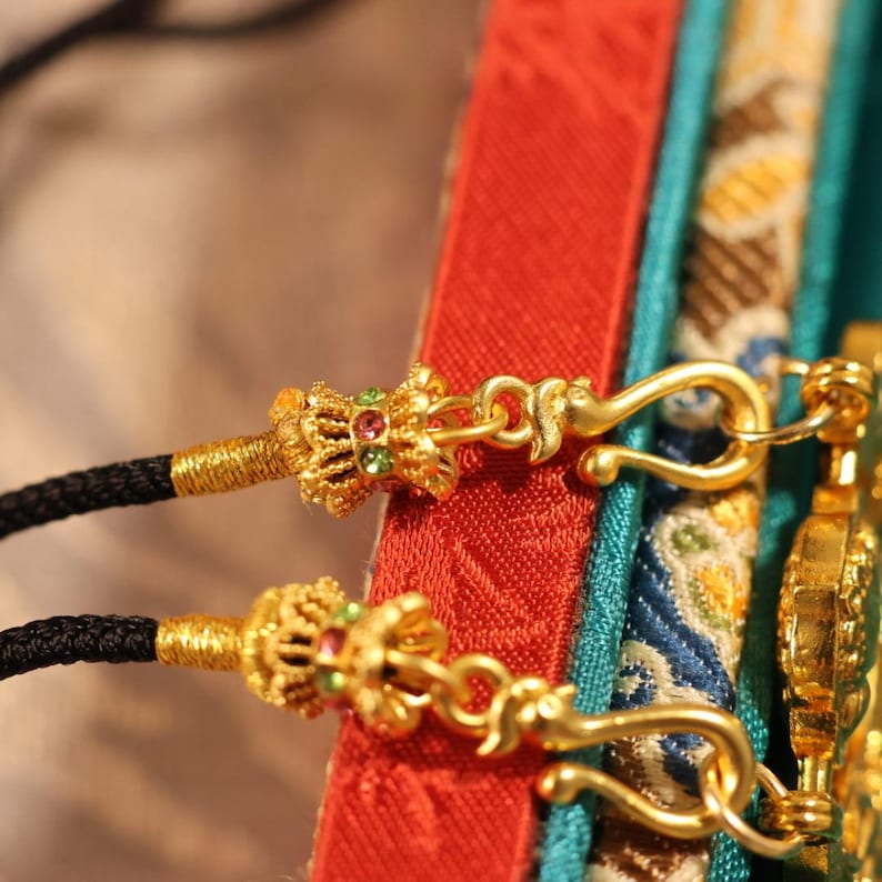 Traditional Chinese Longevity Lock Pendant With Faux Pearl Necklace - Etsy