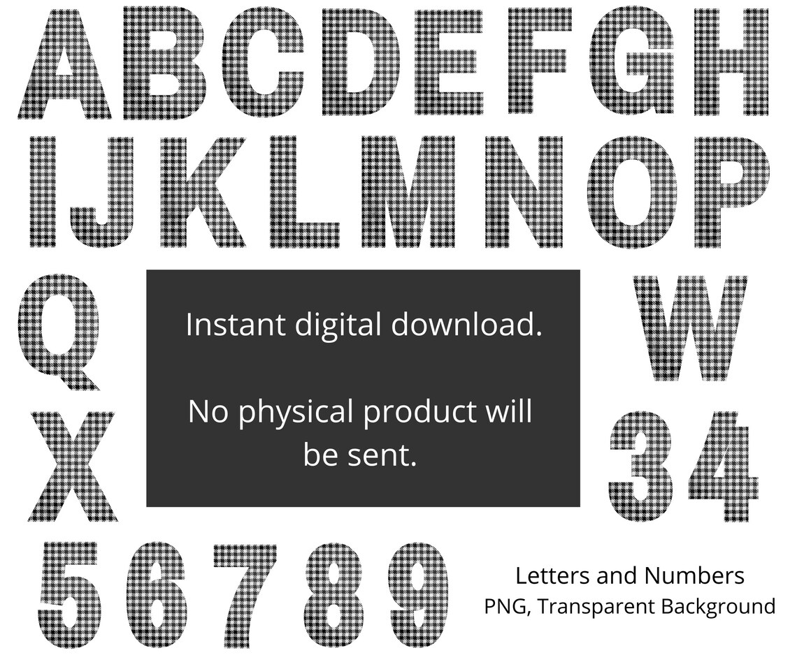 Alphabet Clipart Set Digital Stickers Christmas Clipart - Etsy