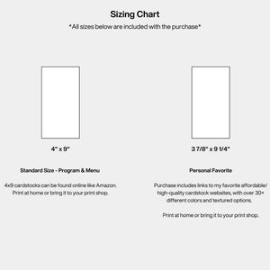 Wedding Program Template, Wedding Timeline, Order of Service, Wedding ...