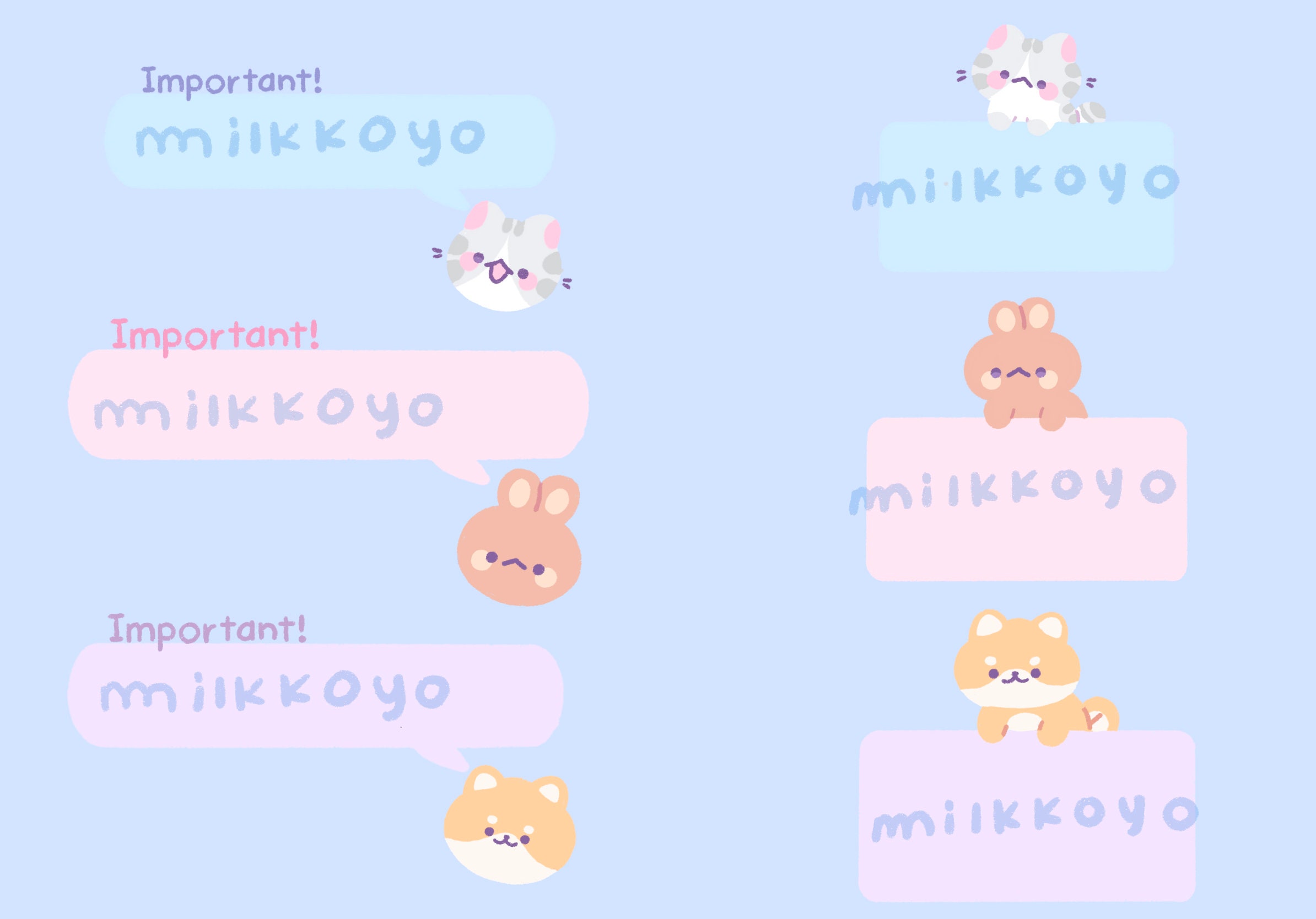 Cute Digital Stickers Precropped Stickers Cute Digital Planner Stickers ...