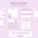 Cute Digital Strawberry Set | Open Calendar | Weekly Planner | Memo ...