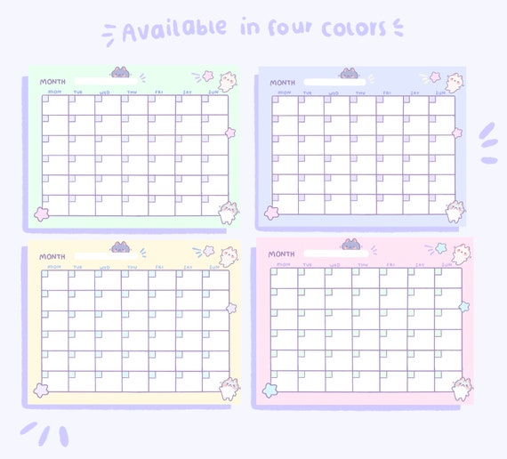 Small Monthly Calendar Template 2025 Monthly Calendar Printable