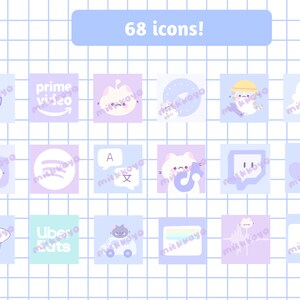 Cute Cats App Icons Pack | Phone Theme | Cute Wallpapers | Ios ...