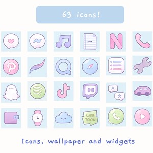 Love Letter Icon Pack | Phone Theme | Cute Wallpapers | Ios & Android ...