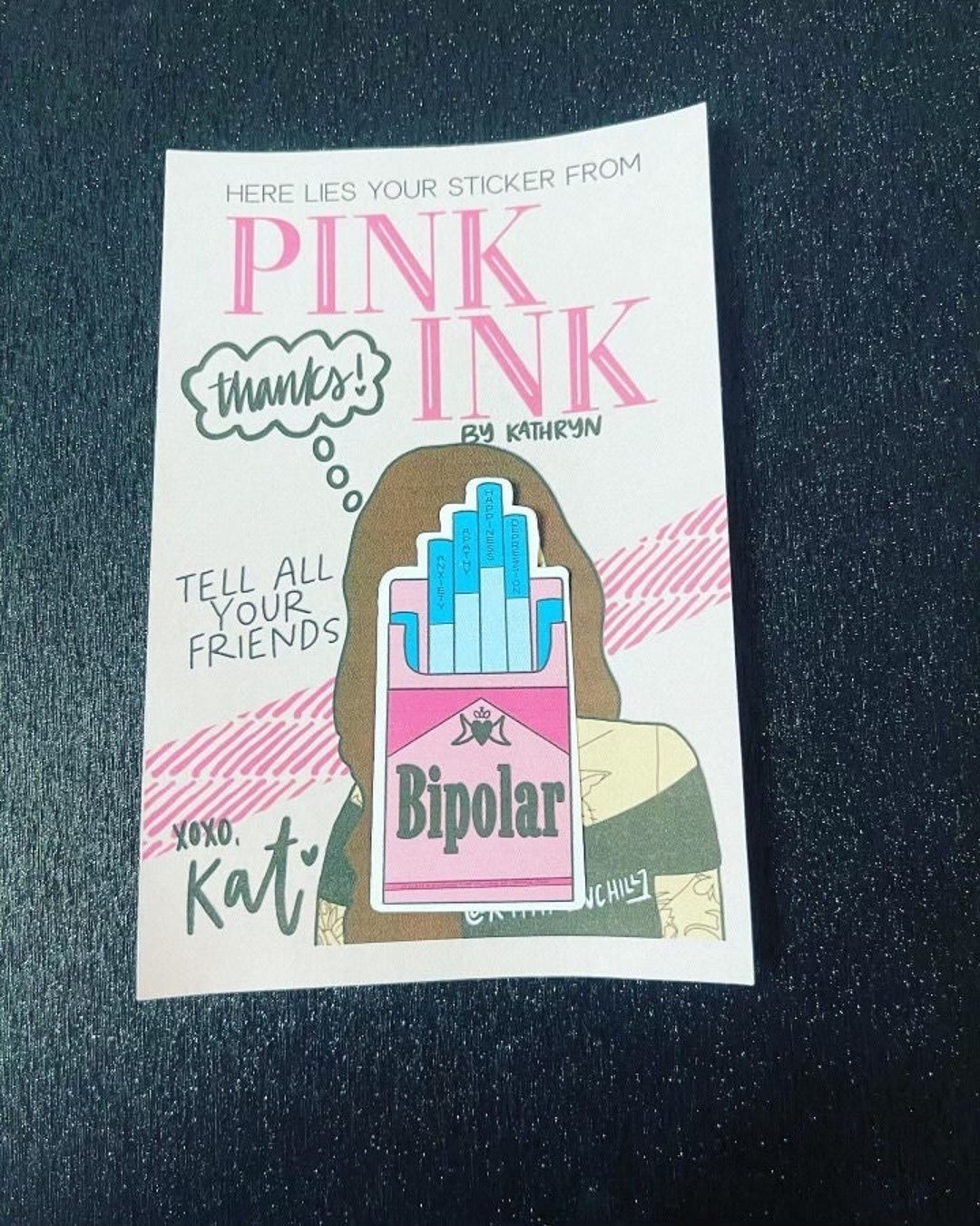 Bipolar Sticker, Cigarettes Sticker, Mental Health Sticker, Bipolar ...
