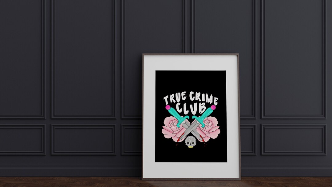 True Crime Club, True Crime Poster, Serial Killer Poster, Peony Poster ...