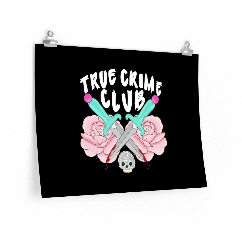 True Crime Club, True Crime Poster, Serial Killer Poster, Peony Poster ...