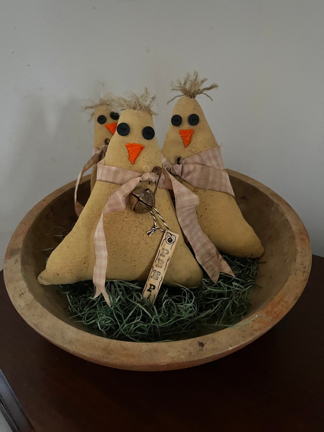 Primitive Peep Chick, Primitive Chick, Primitive Easter, Springtime Primitive Chick - Etsy