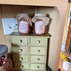 Primitive Pantry Jars, Pantry Jars - Etsy