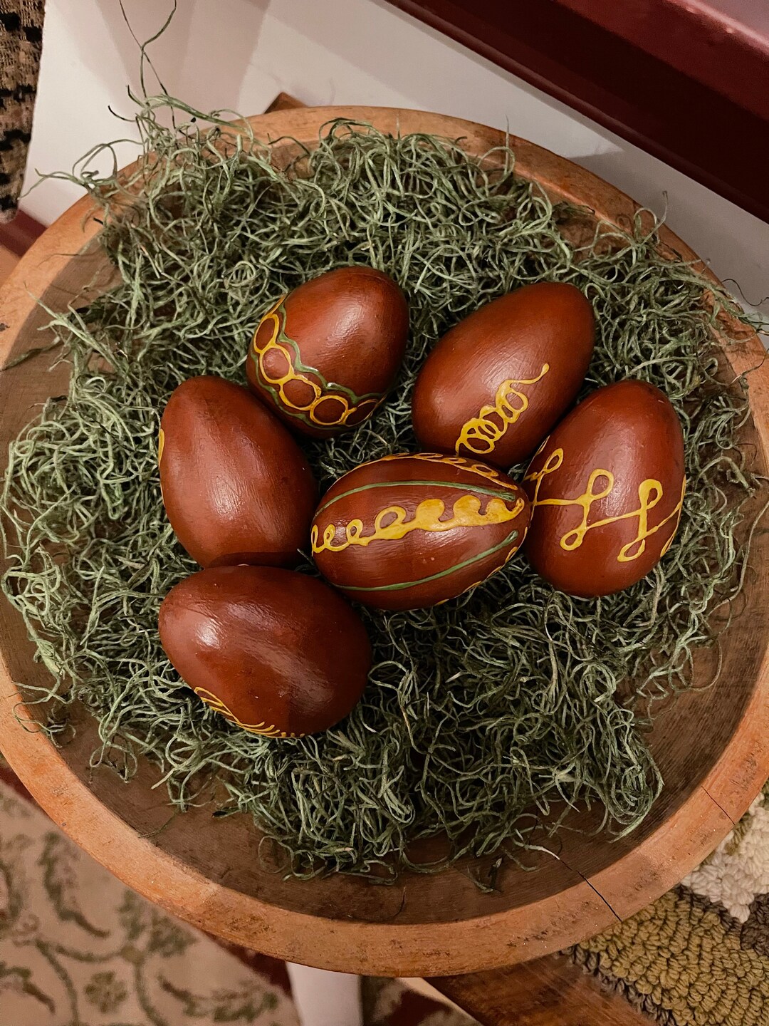 Primitive Redware Eggs, Colonial Style Redware Eggs - Etsy