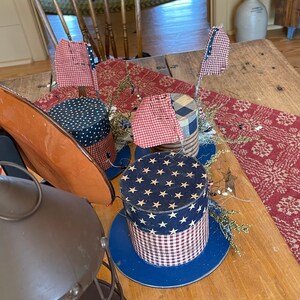 Primitive Uncle Sam Hats, Uncle Sam Patriotic Hats, Patriotic Uncle Sam ...