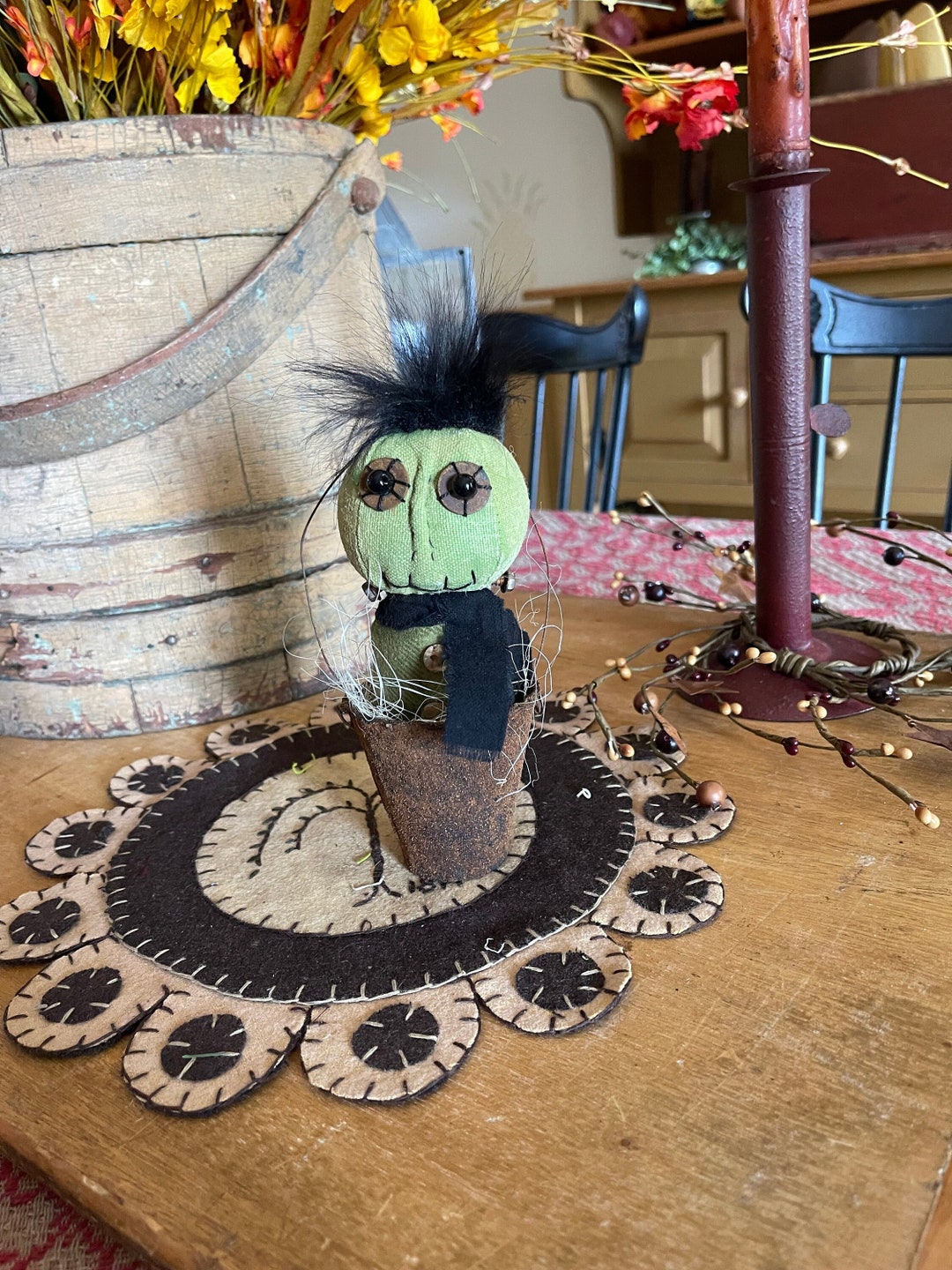 Lil Frankie, Little Frankenstein in a Peat Pot, Halloween Frankenstein ...