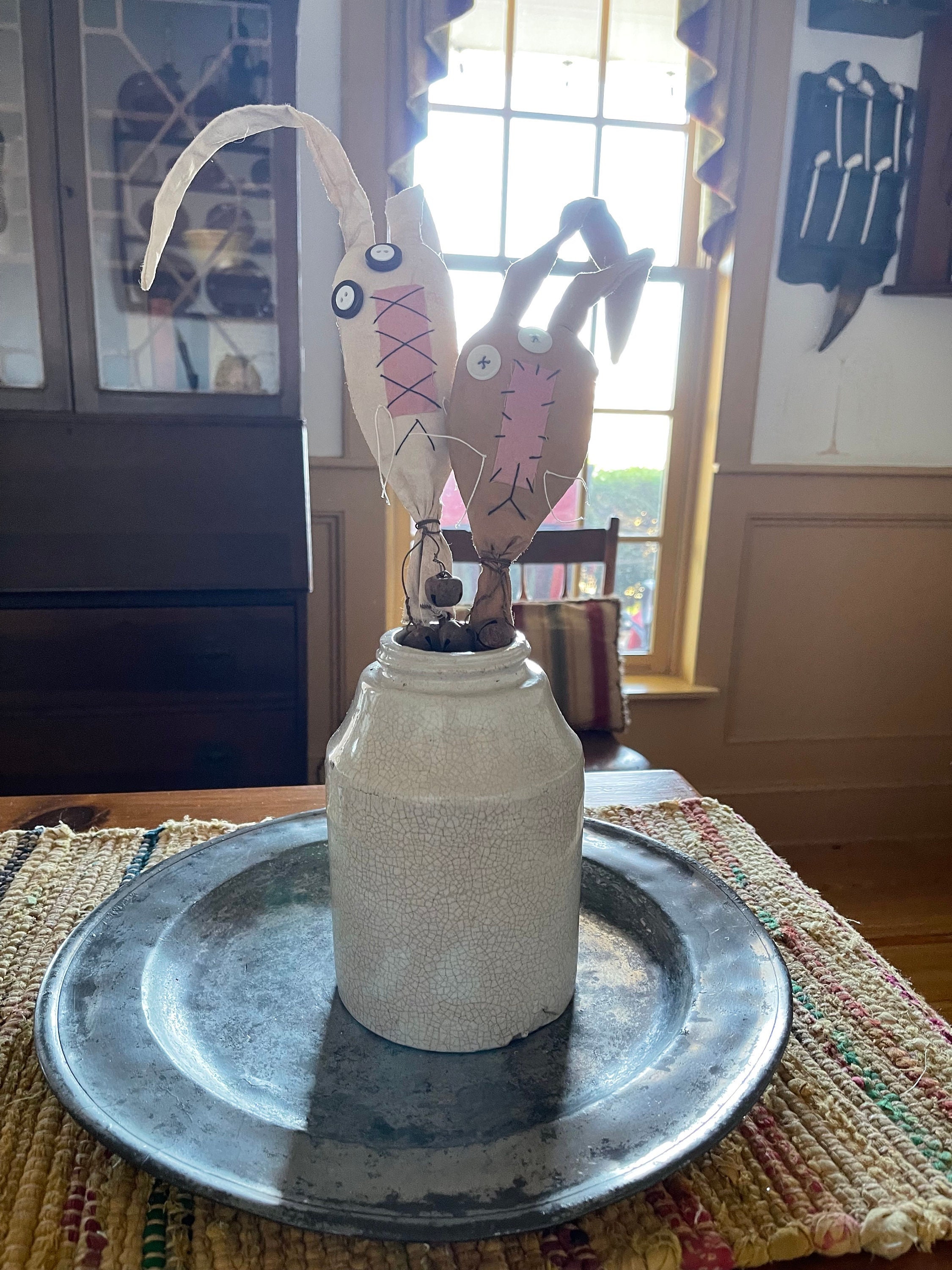 Primitive Silly Rabbits Primitive Bunny Pokes Primitive - Etsy