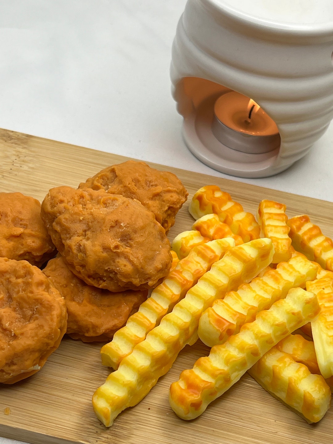 Wax Melt Chicken Nugget and Fries Realistic Fake Food Candle Home ...