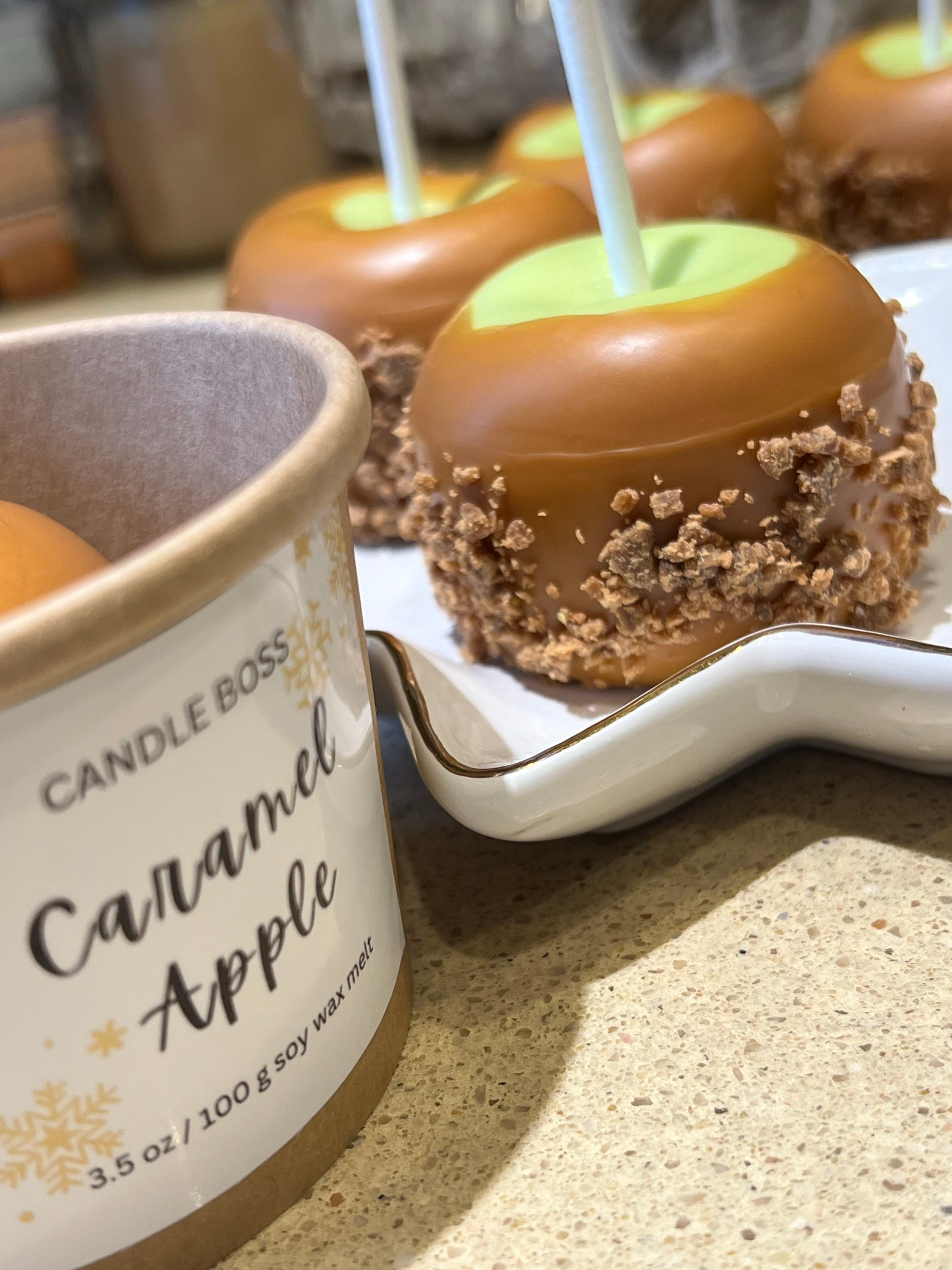 Caramel Apple Wax Melt Realistic Food Wax Fake Food Soy - Etsy
