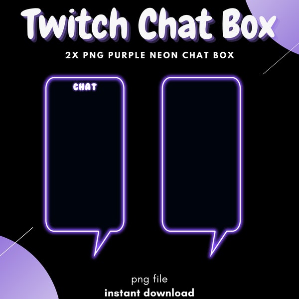 Twitch Chat Box - Etsy