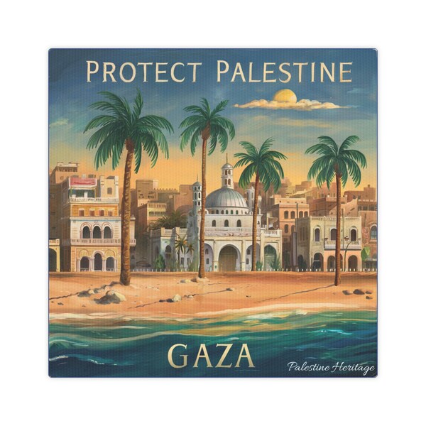 Gaza Art Canvas - Etsy