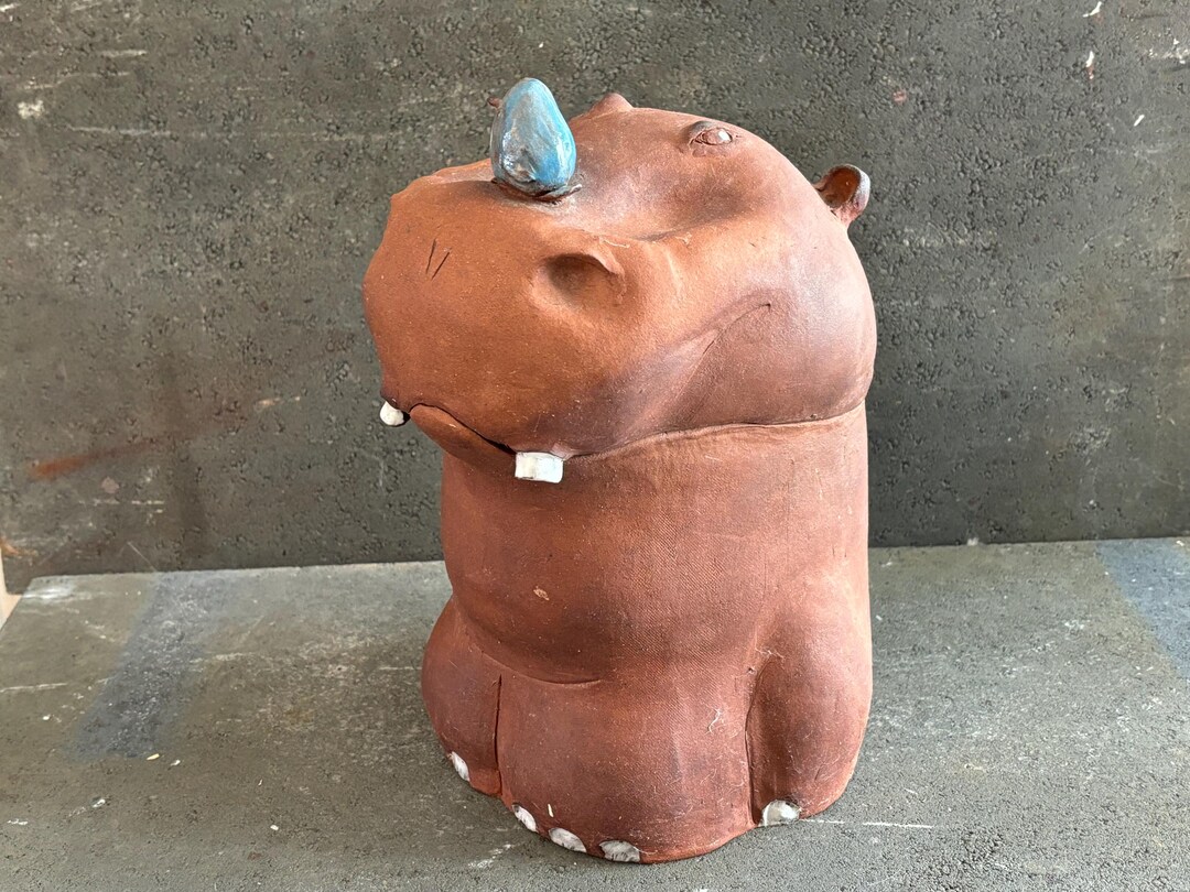 Hippopotamus Cookie Jar - Etsy