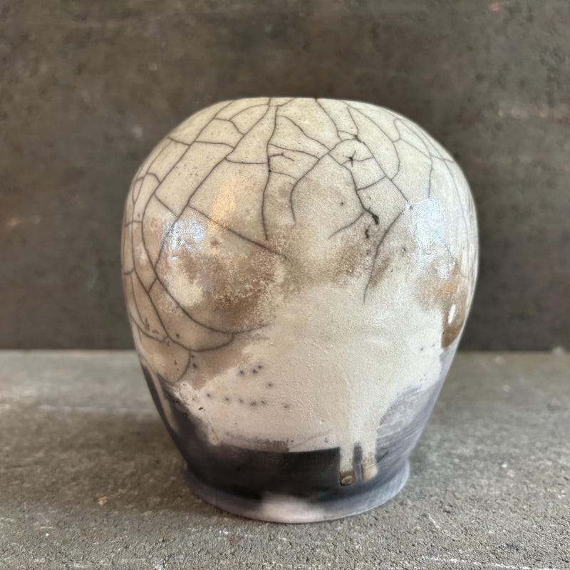 Raku Crackled - Etsy
