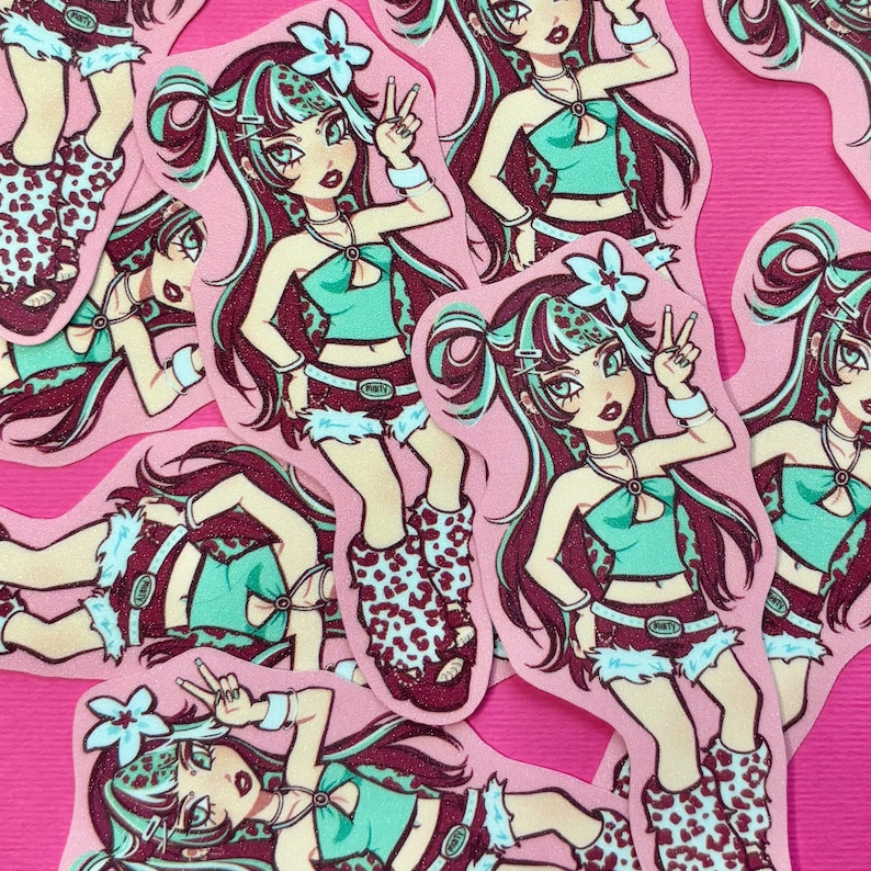 Mint Chocolate Gyaru Vinyl Sticker - Etsy