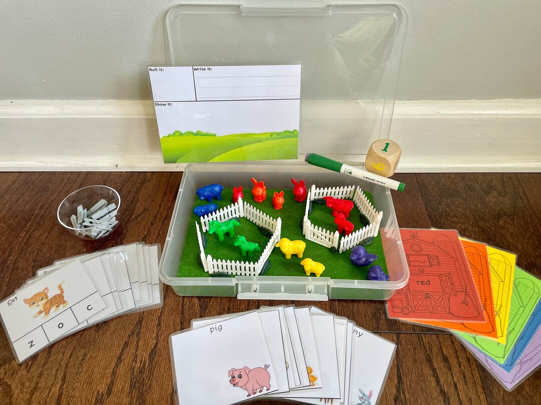 Farm Learning Kit for Kids, Kids Summer Kit, Busy Boxes, Kids Birthday ...