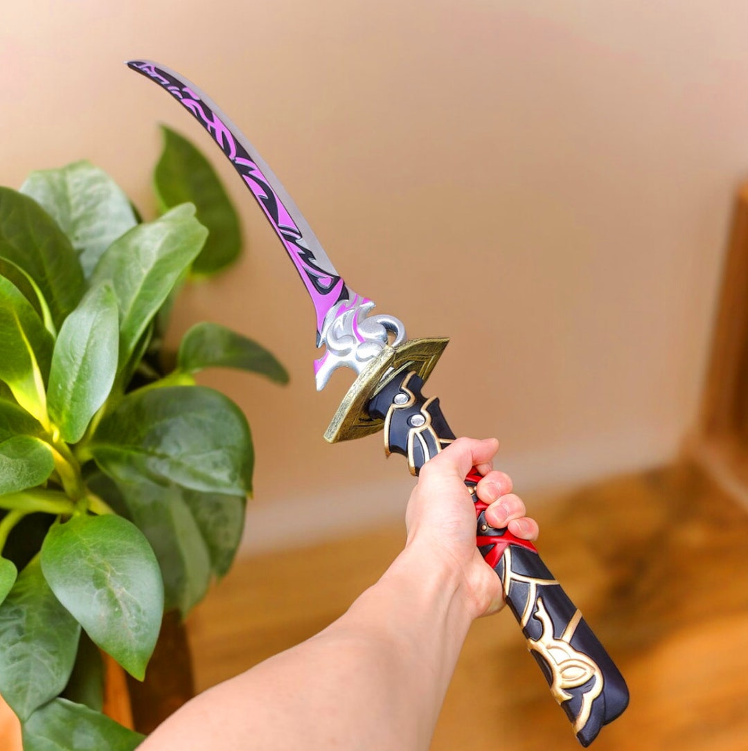 Genshin Impact Raiden Shogun Sword 105 CM / 41 Inch Blue/purple ...