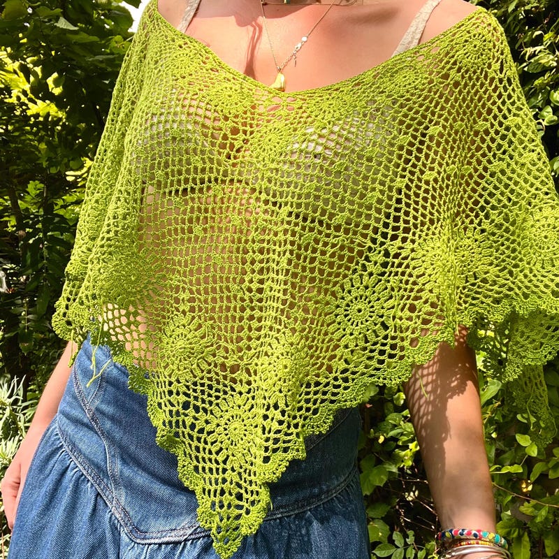 Crochet Lace Top Patterns - Etsy