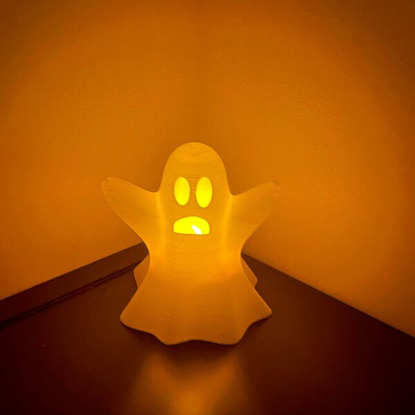 3d Printed Ghost Light - Etsy