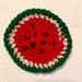 Crochet Pattern - Cute Melon Coaster Set Instant Digital Download PDF ...