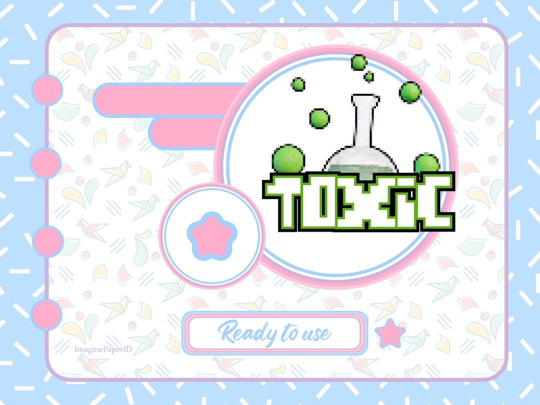 Animated Toxic Emote | Stream Emote | Twitch | Youtube | Discord - Etsy