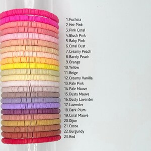 Trendy Polymer Clay and Gold-plated Beaded Stretch Bracelet - Etsy