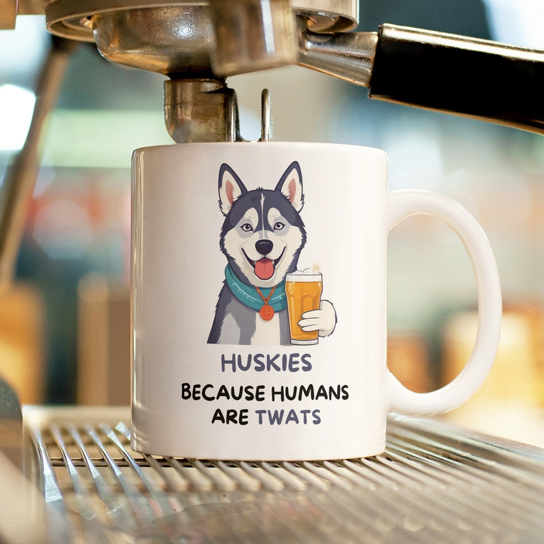 Husky Coffee Gift Mug Siberian Husky Dog Mum Husky Dad Mug Siberian ...