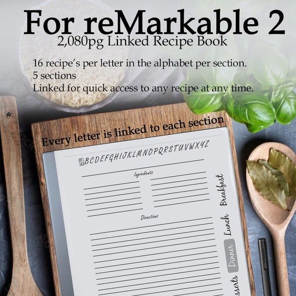 Pdf Recipe Template - Etsy