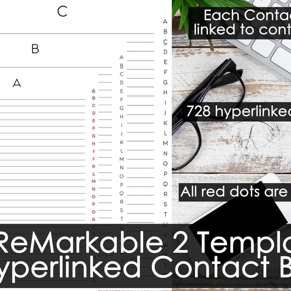 Remarkable 2 Templates - Etsy