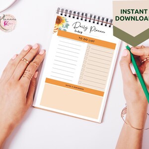 Daily Bullet Journal Printable. Autumn Daily Schedule. Daily to Do List ...