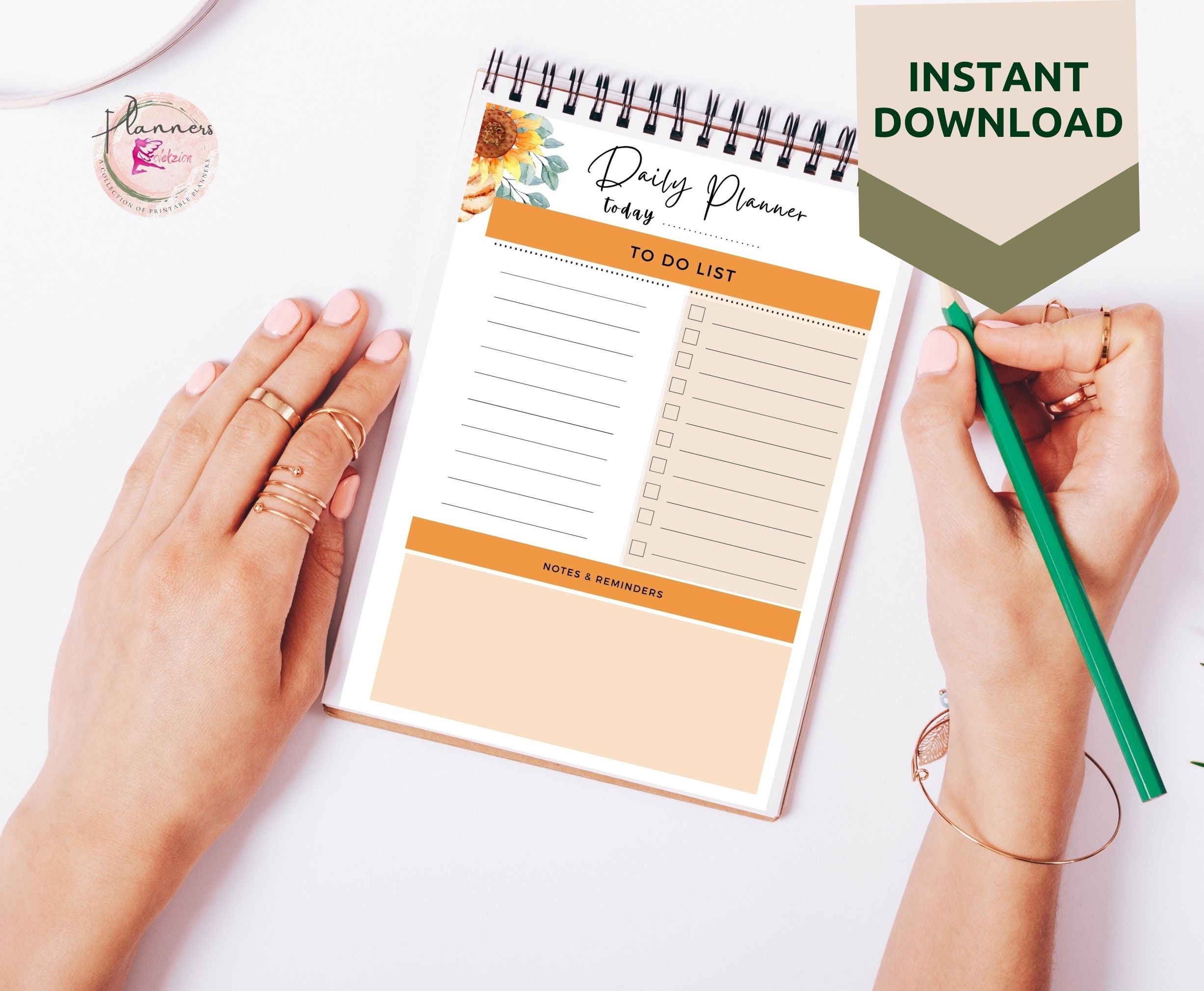 Daily Bullet Journal Printable. Autumn Daily Schedule. Daily to Do List ...