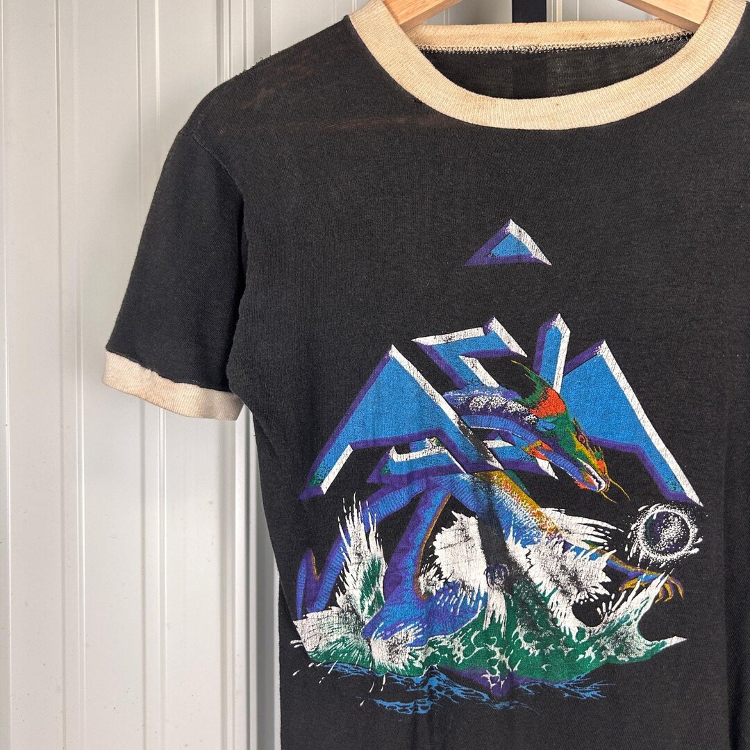 Asia Band 1982 Invasian Tour Thin Small Ringer Shirt - Etsy